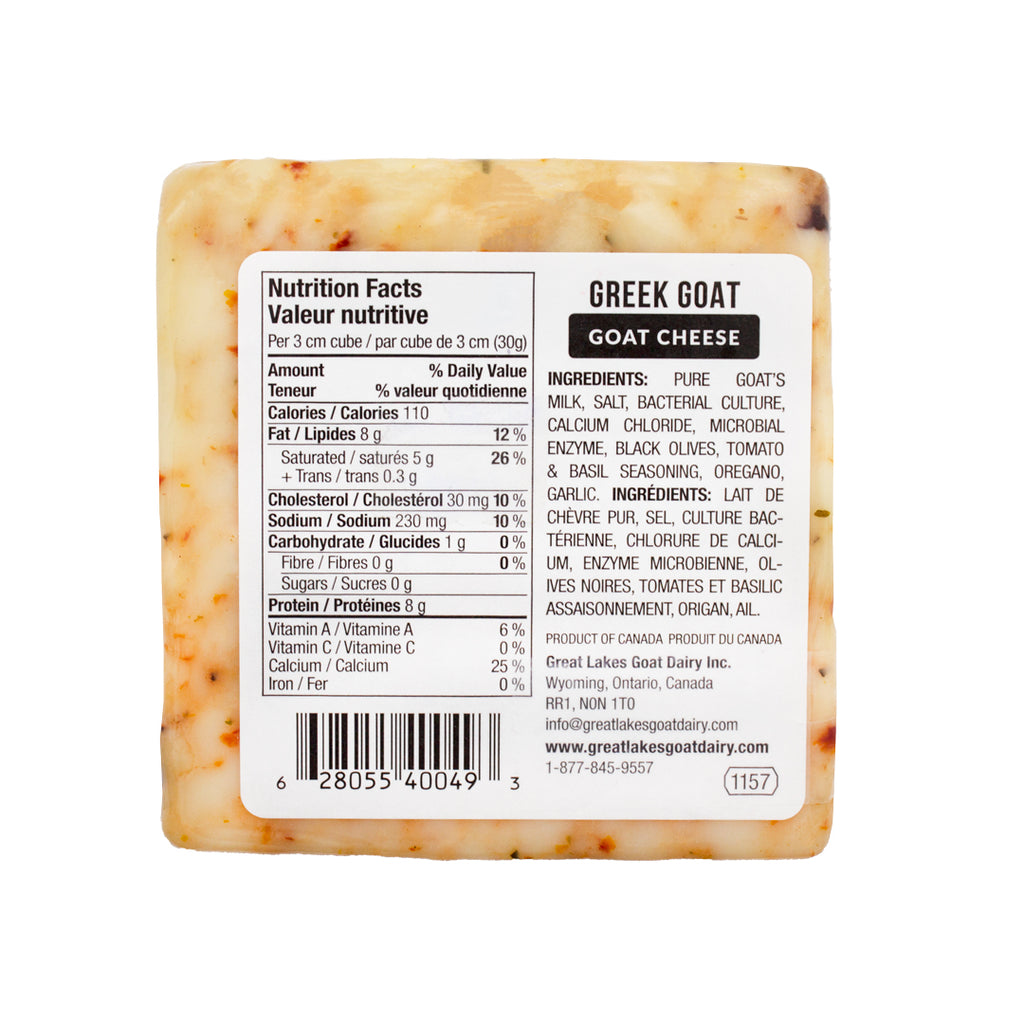 Greek Goat Cheese | 100% Pure Goat Milk | Great Lake Goat Dairy – Great ...